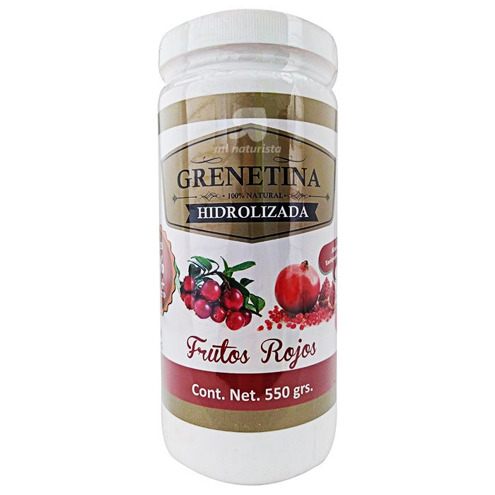 Grenetina Hidrolizada sabor Frutos Rojos 550 gr